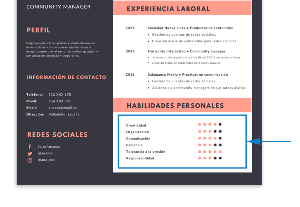 Habilidades - El Mejor CV!